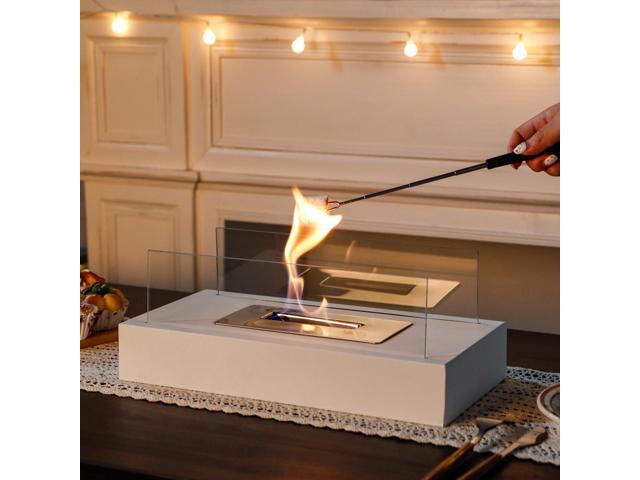 Click here for Rectangular Tabletop Fire Pit Portable Indoor & Ou... prices