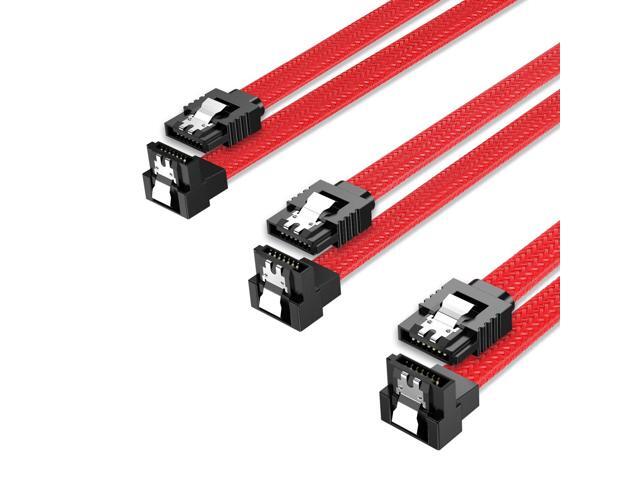 Click here for Bailink 3 PACK SATA Cable III 3 Pack 90 Degree Str... prices