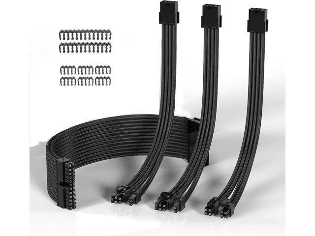 Click here for Bailink PSU Cable Extension ATX Sleeved Custom Mod... prices