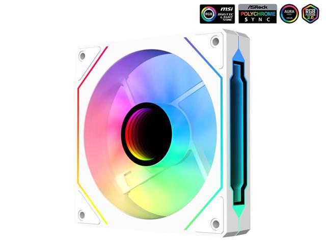 Click here for SAMA YF1202I PWM ARGB Reverse PC Fan 120mm White R... prices