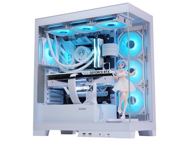 Click here for SAMA 4503 Tempered Glass Side Panel Mid Tower ATX... prices
