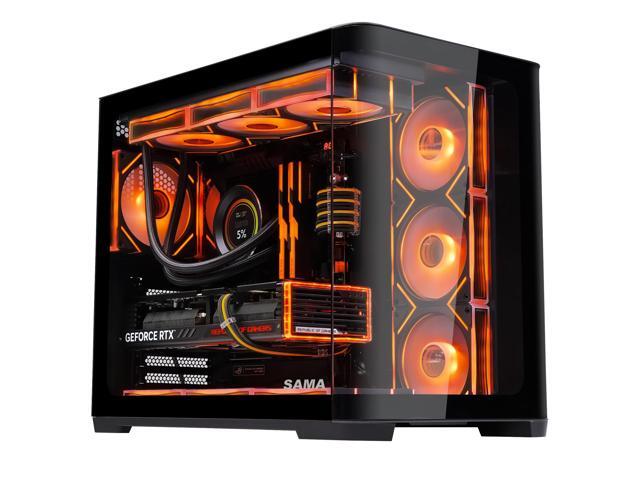 Click here for SAMA 2851 ATX Mid-Tower PC Gaming Case  High-Airfl... prices