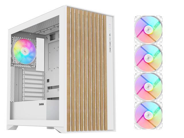 Click here for SAMA V Nature ATX MATX Mid Tower PC Case - Front P... prices