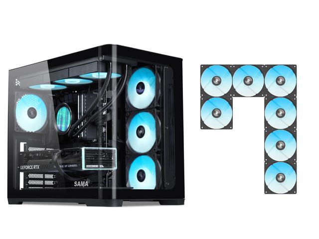 Click here for SAMA V60 PC Case  Mid-Tower Computer Case  A Curve... prices