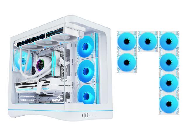 Click here for SAMA V62 Mid-Tower PC Case  7x120mm Pre-Installed... prices