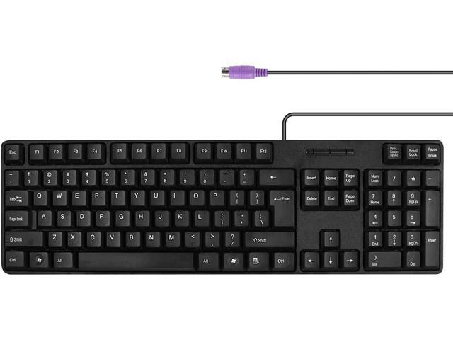 Click here for Wired PS2 104 Keys Computer Keyboard with Stands B... prices