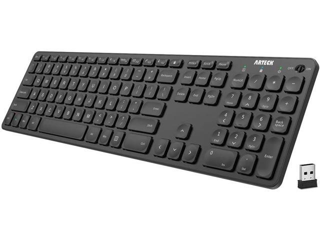 Click here for Arteck 2.4G Wireless Keyboard Ultra Slim Full Size... prices