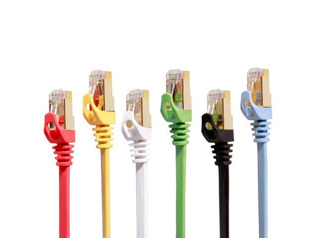 Click here for Cat 7 Ethernet Patch Cable 1ft 6 Pack (Highest Spe... prices