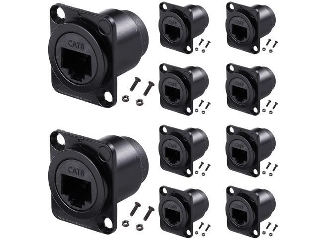 Click here for 10PCS D-Type RJ45 Coupler  Shielded RJ45 Panel Mou... prices