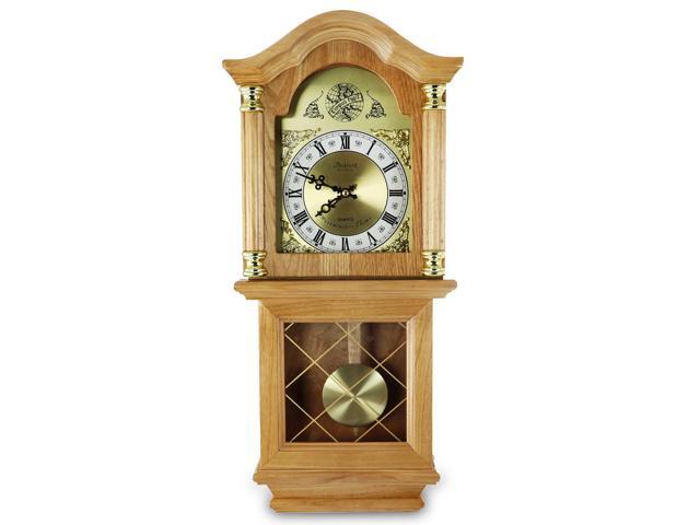 Click here for Bedford Clock Collection Classic Golden Oak Chimin... prices