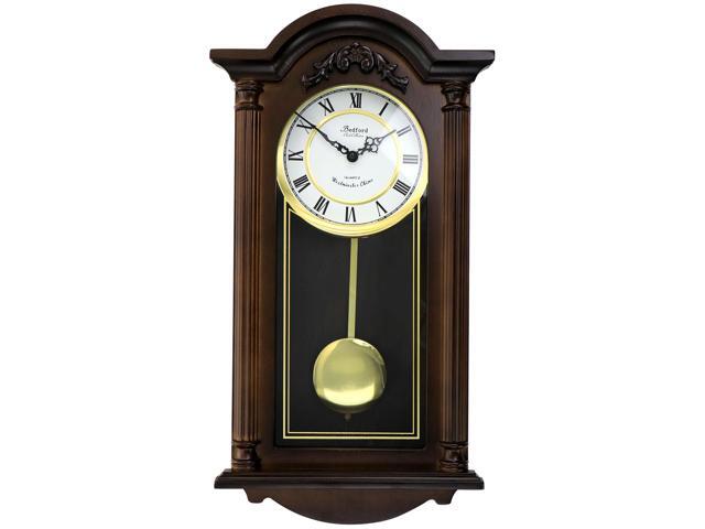 Click here for Bedford Clock Collection Noah 22 Inch Chestnut Woo... prices