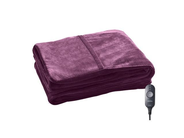 Click here for Sunbeam Microplush Heated Throw with Foot Pocket i... prices