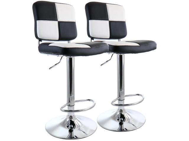 Click here for Elama 2 Piece Adjustable Fux Leather Bar Stool in... prices