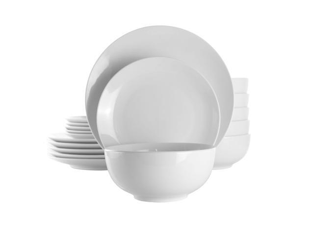 Click here for Elama Luna 18 Piece Porcelain Dinnerware Set in Wh... prices
