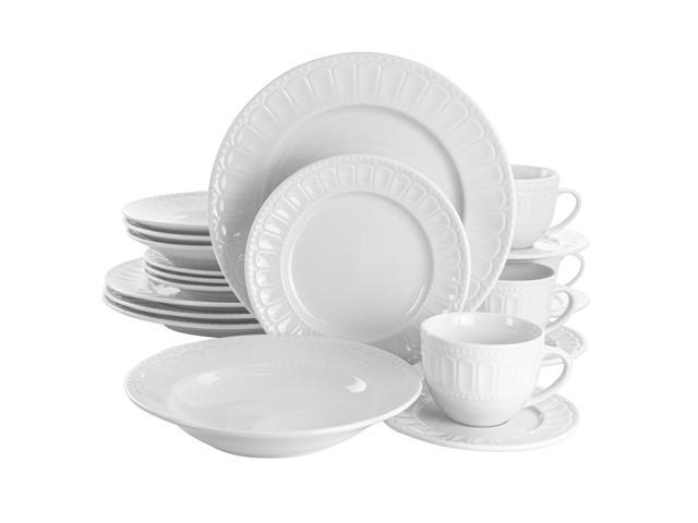 Click here for Elama Charlotte 20 Piece Porcelain Dinnerware Set... prices