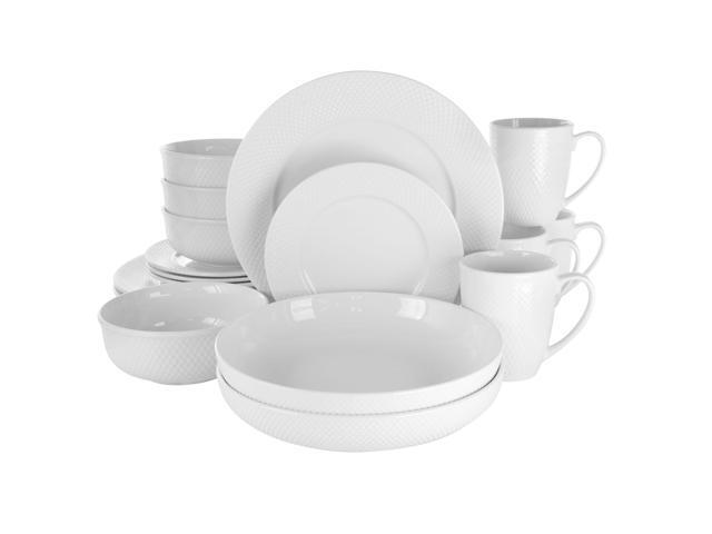 Click here for Elama Maisy 18 Piece Round Porcelain Dinnerware Se... prices