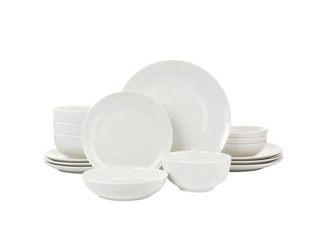 Click here for Elama Camellia 16 Piece Porcelain Double Bowl Dinn... prices