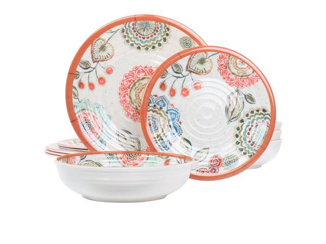 Click here for Elama Ester 12 Piece Melamine Dinnerware Set prices