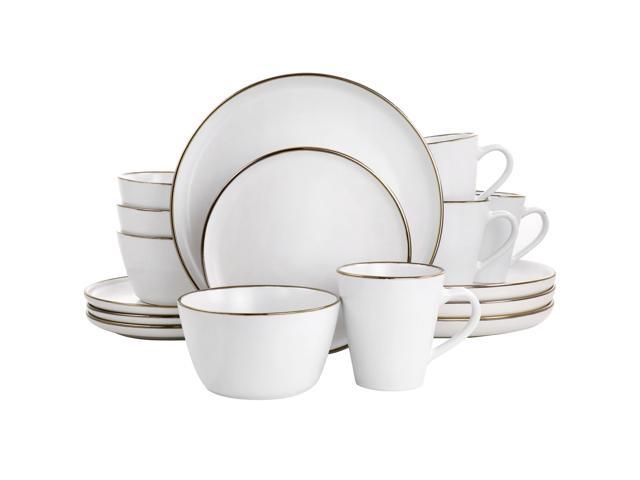 Click here for Elama Arthur 16 Piece Stoneware Dinnerware Set in... prices