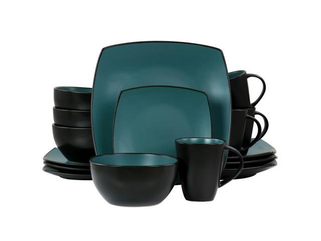 Click here for Gibson Elite Soho Lounge 16 Piece Matte Glaze Squa... prices