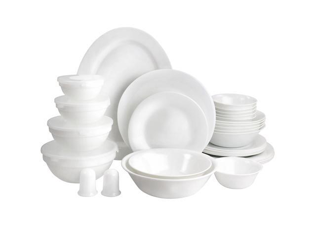 Click here for Gibson 36 Piece Tempered Opal Glass Combo Dinnerwa... prices