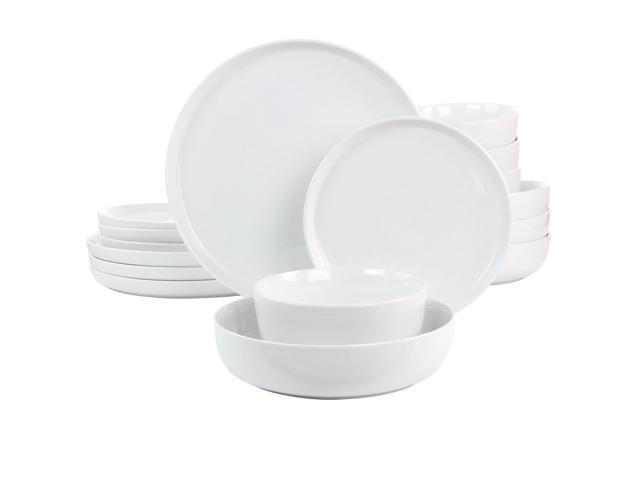 Click here for Gibson Home White Deco 16 Piece Fine Ceramic Dinne... prices