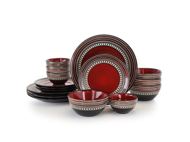 Click here for Gibson Elite Café Versailles 16 Piece Double Bowl... prices