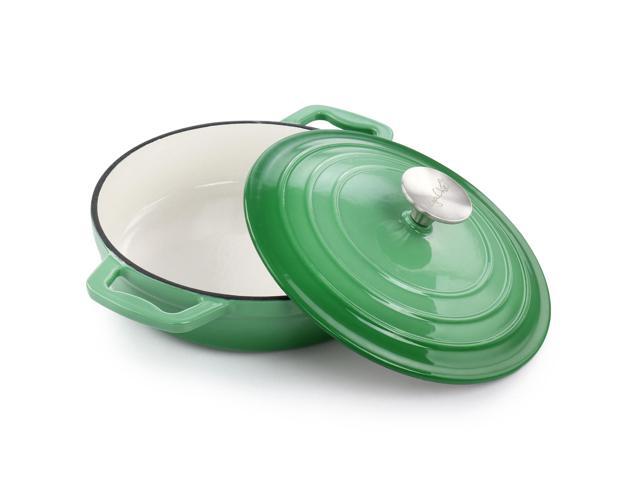 Click here for MegaChef 2 Quart Round Enameled Cast Iron Braiser... prices