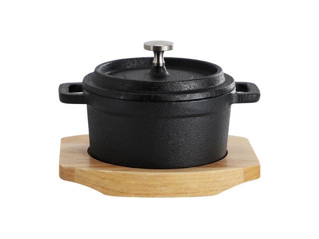 Click here for MegaChef Cast Iron 8 Ounce Mini Dutch Oven with Wo... prices