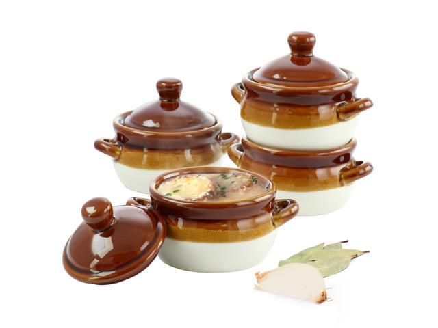 Click here for Elama 4 Piece Double Handle 15 Ounce French Onion... prices