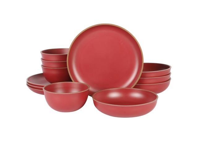 Click here for Gibson Home Rockabye 12 Piece Double Bowl Malemine... prices