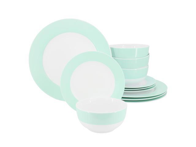 Click here for Martha Stewart 12 Piece Banded Fine Ceramic Dinner... prices