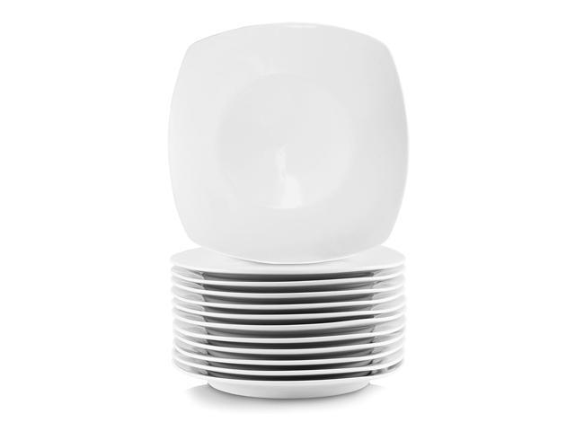 Click here for Elama 12 Piece Square Porcelain Large Dinner Plate... prices