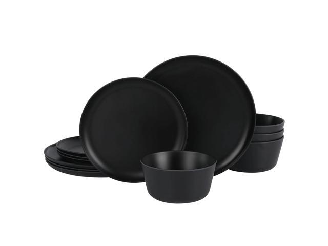 Click here for Gibson Home Fairhope 12 Piece Melamine Round Dinne... prices