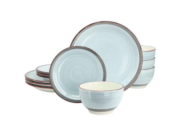 Click here for Gibson Home Holcomb 12 Piece Ceramic Dinnerware Se... prices