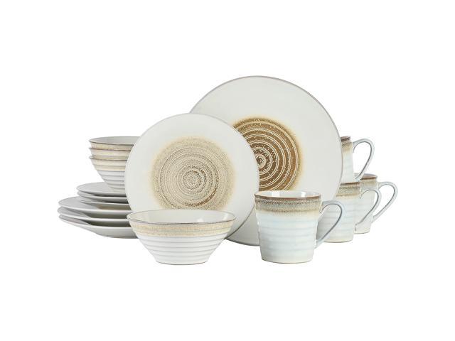 Click here for Gibson Elite Spiral Embossed 16 Piece Stoneware Di... prices