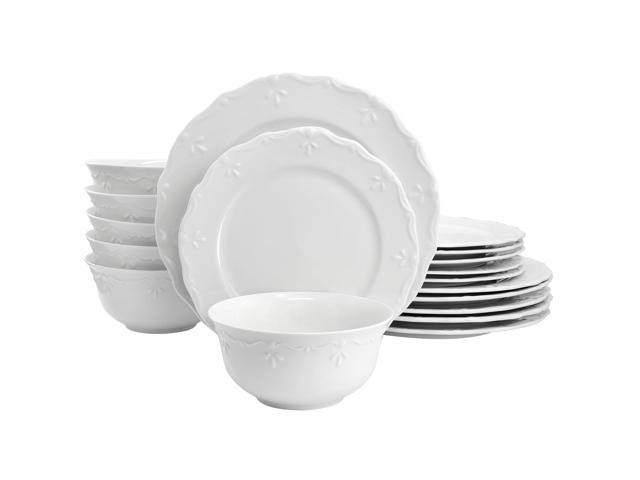 Click here for Elama Henryi 18 Piece Porcelain Dinnerware Set in... prices