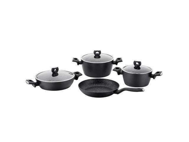 Click here for Korkmaz Nora 7 Piece Aluminum Nonstick Cookware Se... prices