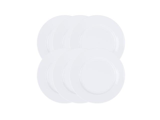 Click here for Our Table Simply White 6 Piece 8 Inch Porcelain Sa... prices