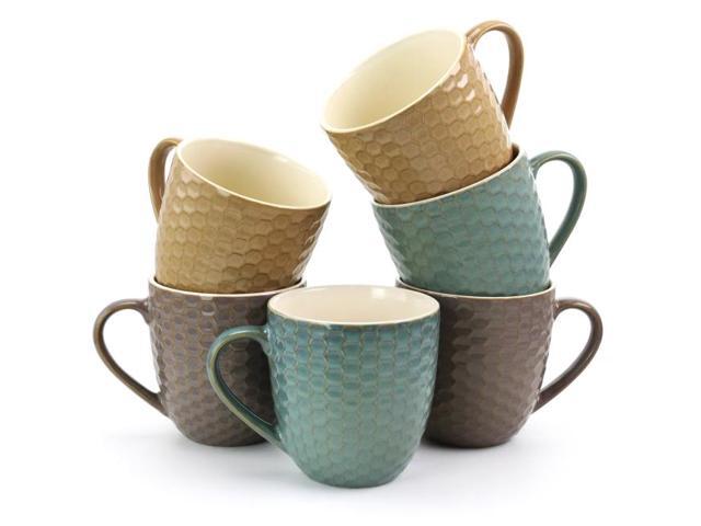 Click here for Elama Honeysuckle 6-Piece 15 oz. Mug Set  Assorted... prices