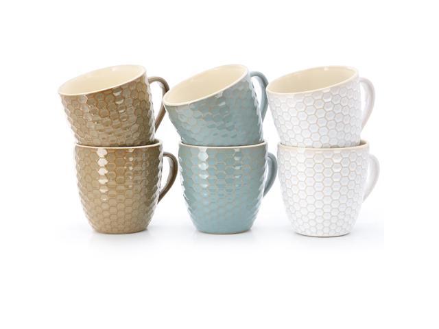 Click here for Elama Honey Bee 6-Piece 15 oz. Mug Set  Assorted C... prices
