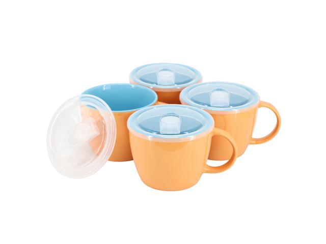 Click here for Gibson Home On The Go 4 Piece 25 Ounce Stoneware S... prices