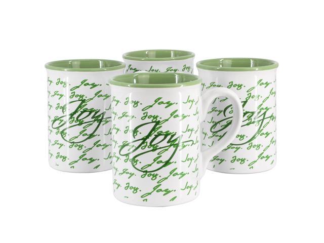 Click here for Gibson Home Inspirational Words Joy 4 Piece 16 Oun... prices