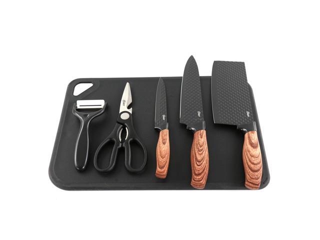 Click here for Oster Gunderson 6 Piece Black Stainless Steel Cutl... prices