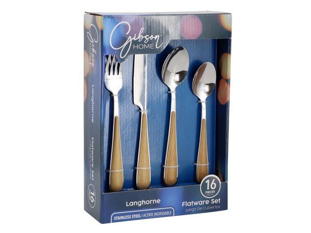 Click here for Gibson Home 16 Piece Langhorne Stainless Steel Fla... prices