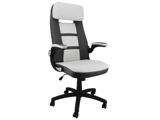 Click here for Elama High Back Adjustable Faux Leather and Fabric... prices