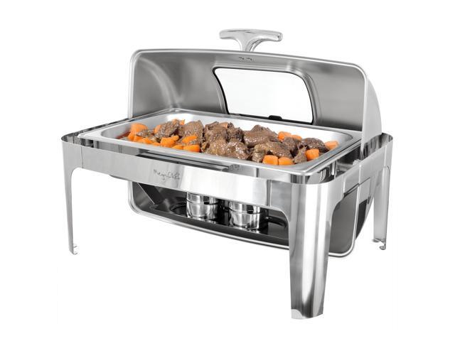 Click here for MegaChef 9.5 Quart Oblong Roll Top Stainless Steel... prices