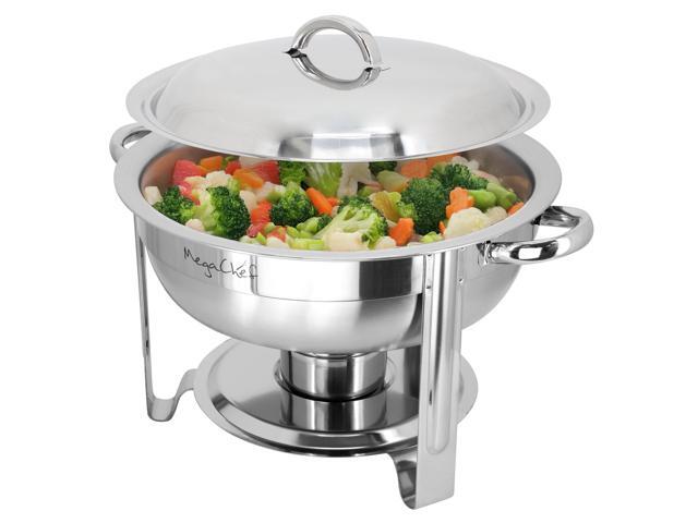 Click here for MegaChef 5.3 Quart Round Stainless Steel Professio... prices