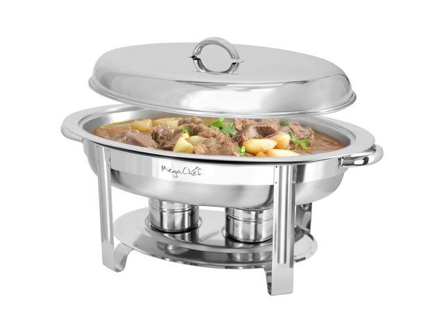 Click here for MegaChef 5.8 Quart Stainless Steel Oval Profession... prices
