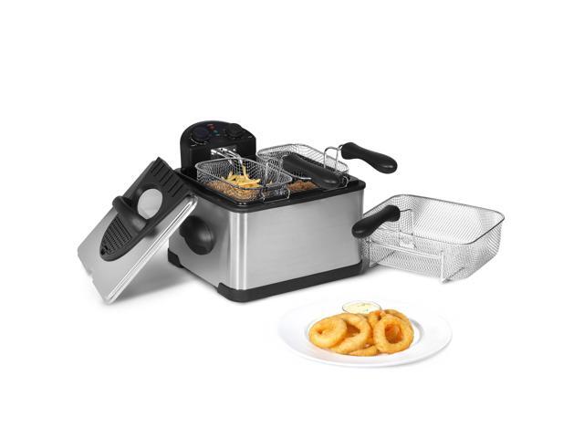 Click here for MegaChef 4.23 Quart Stainless Steel Electric Deep... prices